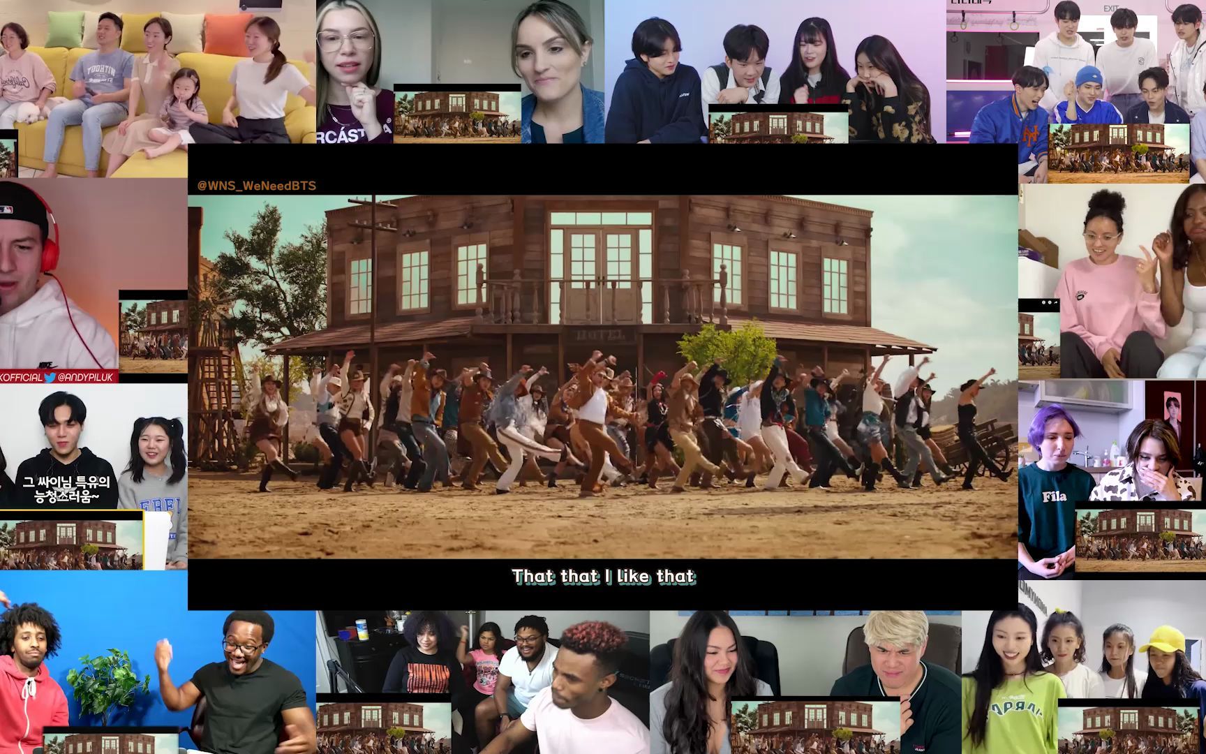 PSY - 'That That (prod. & feat. SUGA of BTS)' MV REACTION MASHUP_哔哩哔哩 ...