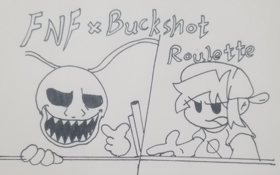 「FNF×Buckshot Roulette」拜托我们可是在拿命玩游戏（1） - 视频Video