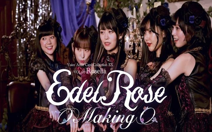 Voice Actor Card Collection EX VOL.01 Roselia『Edel Rose』Making DVD_哔哩哔哩 ...