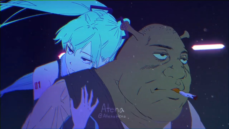 Miku and Shrek（作者：X@AtenaHena）-下江コハル_-下江コハル_-哔哩哔哩视频