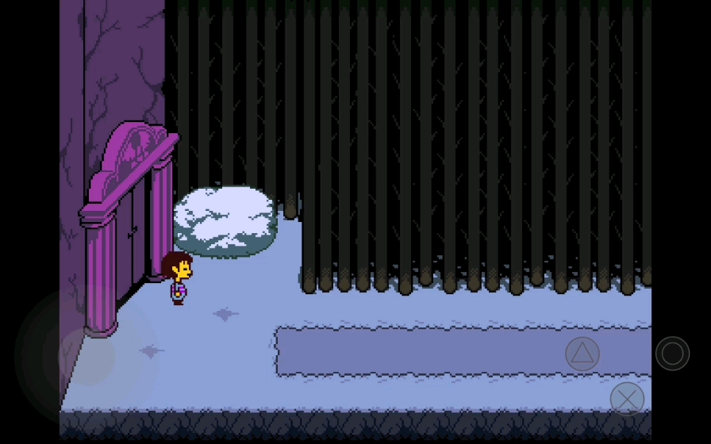 undertale雪镇背景图-千图网