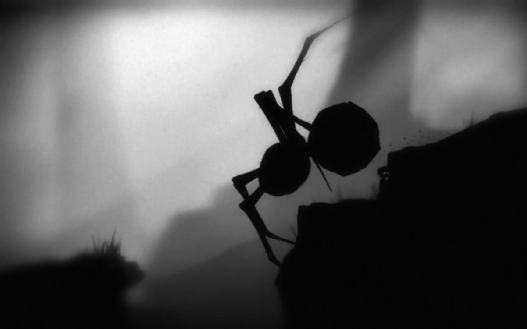 [LIMBO]关卡 小蜘蛛~来玩啊_哔哩哔哩_bilibili