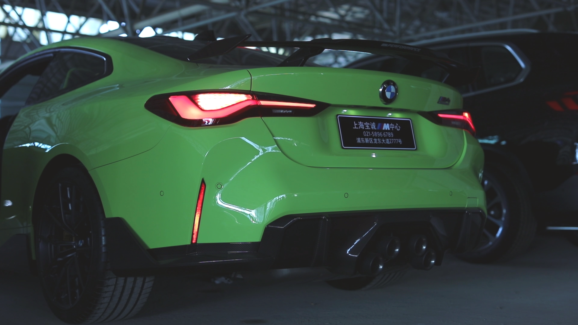 宝马全新M4c mp排气声浪抢先听_哔哩哔哩_bilibili