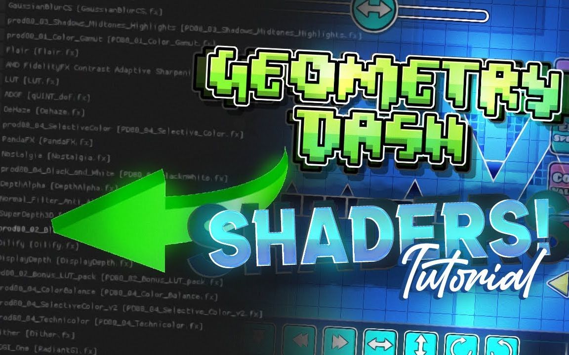 【转载】How to get RTX on in Geometry Dash! (Shaders tutorial)_哔哩哔哩_bilibili