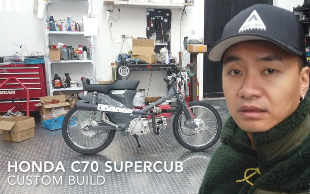 本田幼兽 Honda Super Cub C70 改装，第6集。完成_哔哩哔哩_bilibili