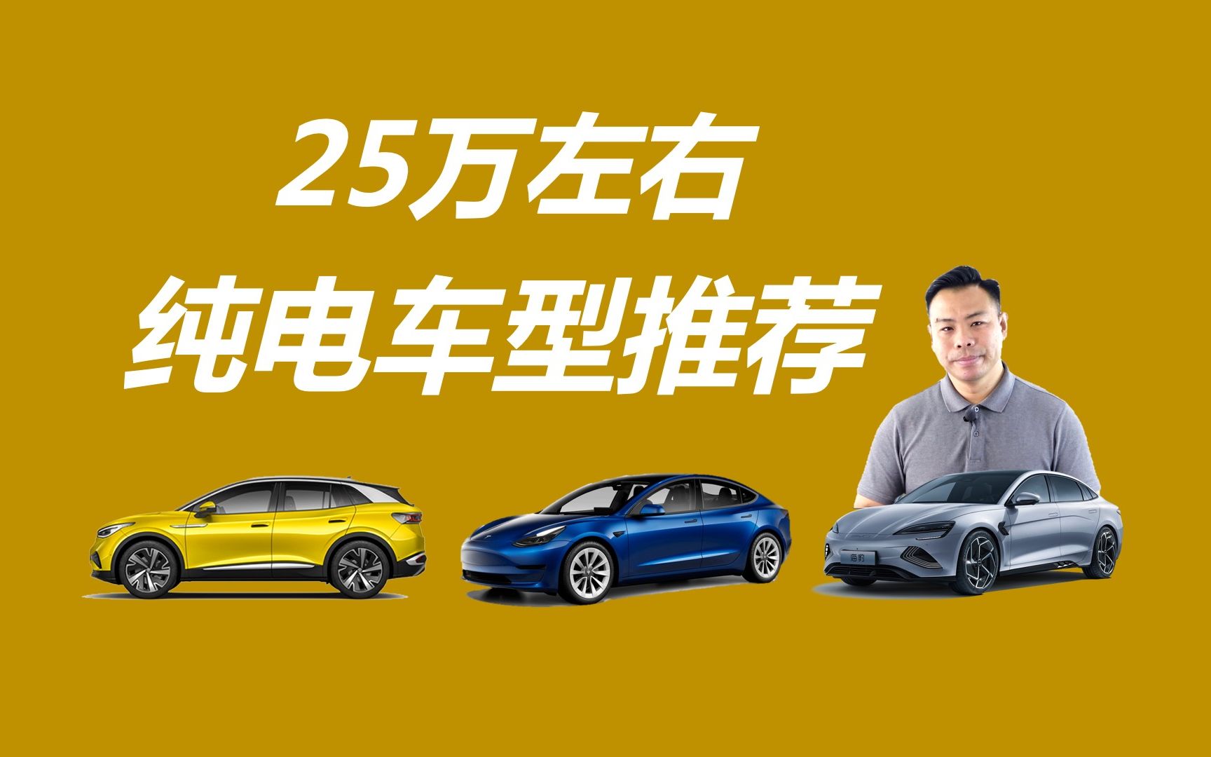 预算25万左右，纯电车型推荐，在上海优先买油车还是买电车 哔哩哔哩