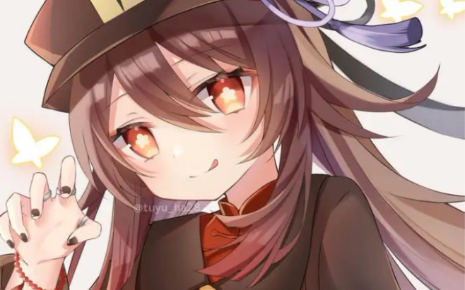 【pinksama大佬/7月份/胡桃与香菱贴贴】原神同人作品