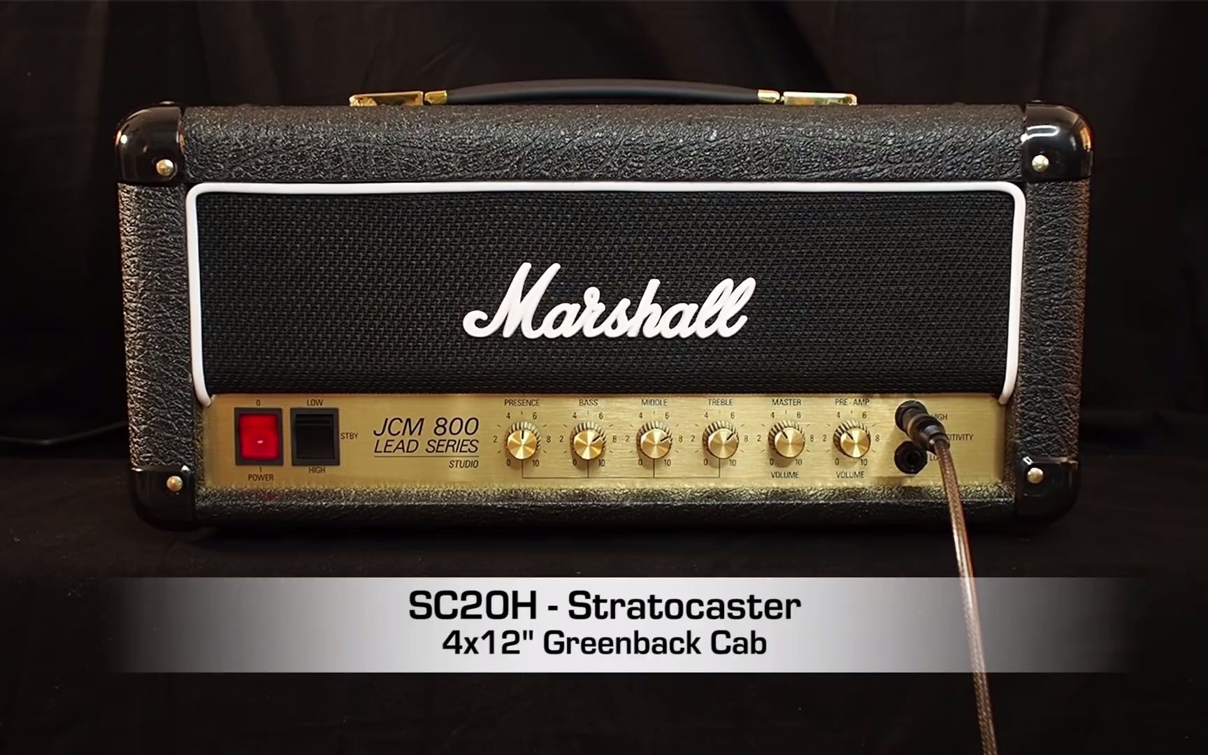 Comparison Marshall Studio - 20W vs. Original 100W - Sound Demo (no ...