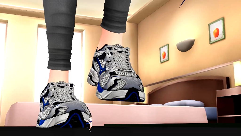 MMD Giantess | Miku's Casual Walk-真Bob君-真Bob君-哔哩哔哩视频