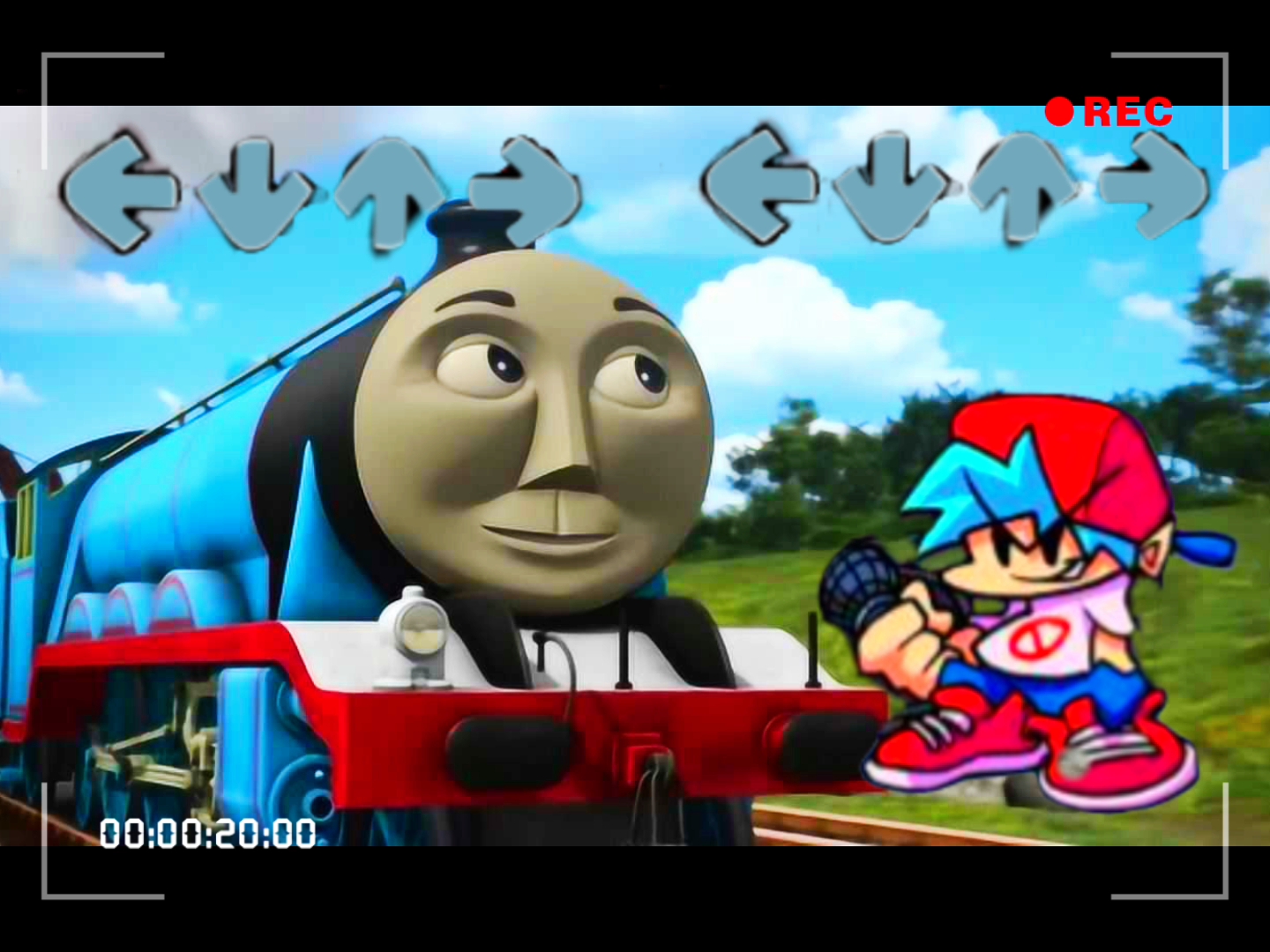 周五夜放克-冬季铁路（Sub-Zero但是托马斯演唱）-FNF:Sodor Funkin'