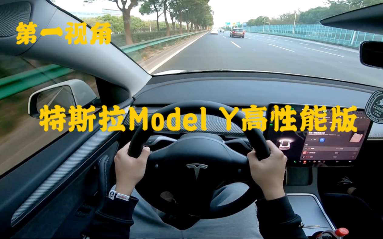 第一视角 特斯拉model Y Performance高性能版 真赛道级电 哔哩哔哩