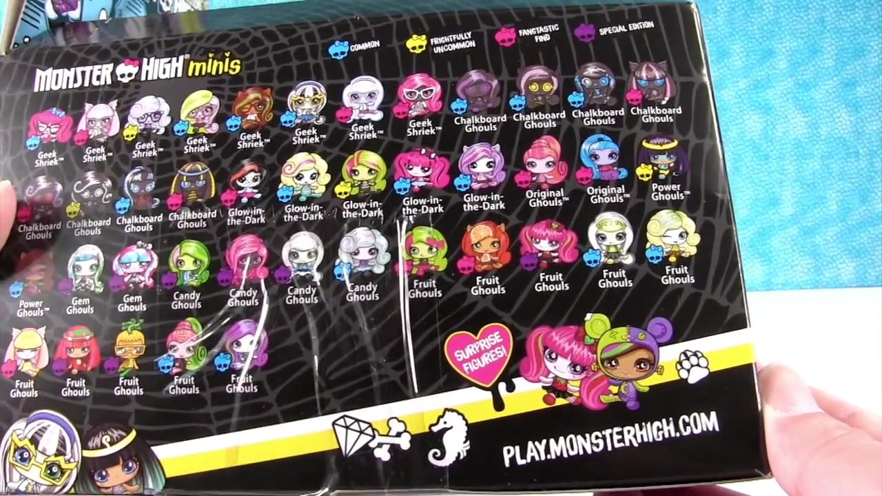 【转载】怪物高中迷你系列2盲盒开箱Monster High Minis Season 2_哔哩哔哩_bilibili