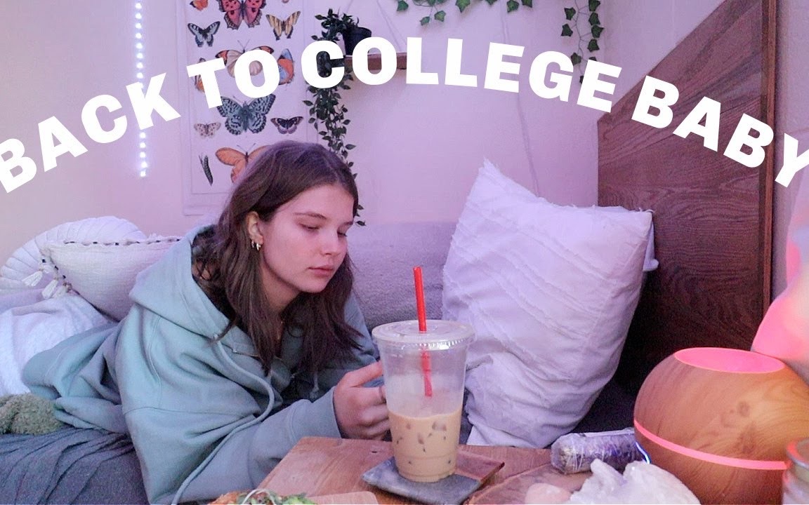 【Ellie Thumann】返校第一周 大学生日常｜FIRST WEEK BACK AT COLLEGE VLOG_哔哩哔哩_bilibili