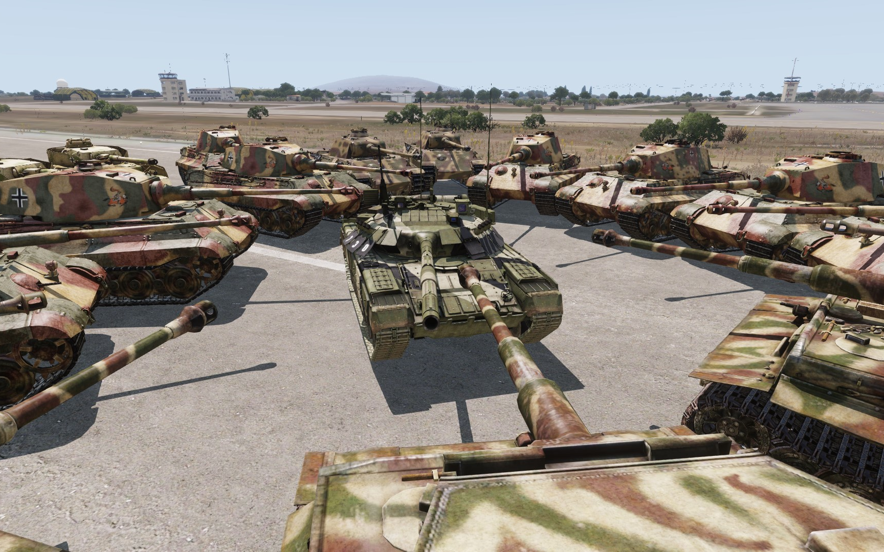 【ArmA 武装突袭3 】当 T80UM 遇到元首的小动物们_哔哩哔哩_bilibili