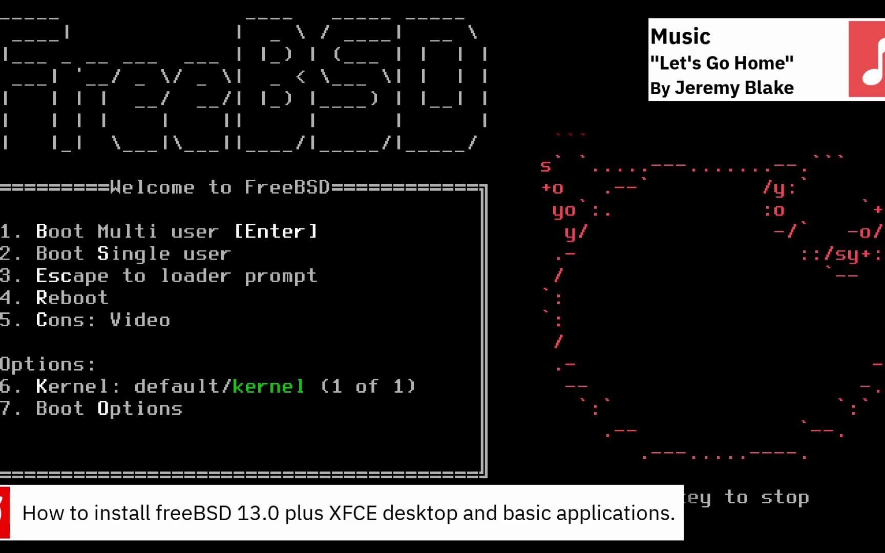 How to install freeBSD 13.0 plus XFCE desktop and basic applications_哔哩 ...