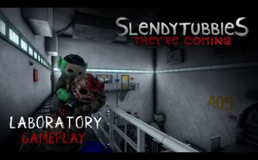 Slendytubbies they're coming（他们来了）地下军事设施地图场景演示_哔哩哔哩_bilibili