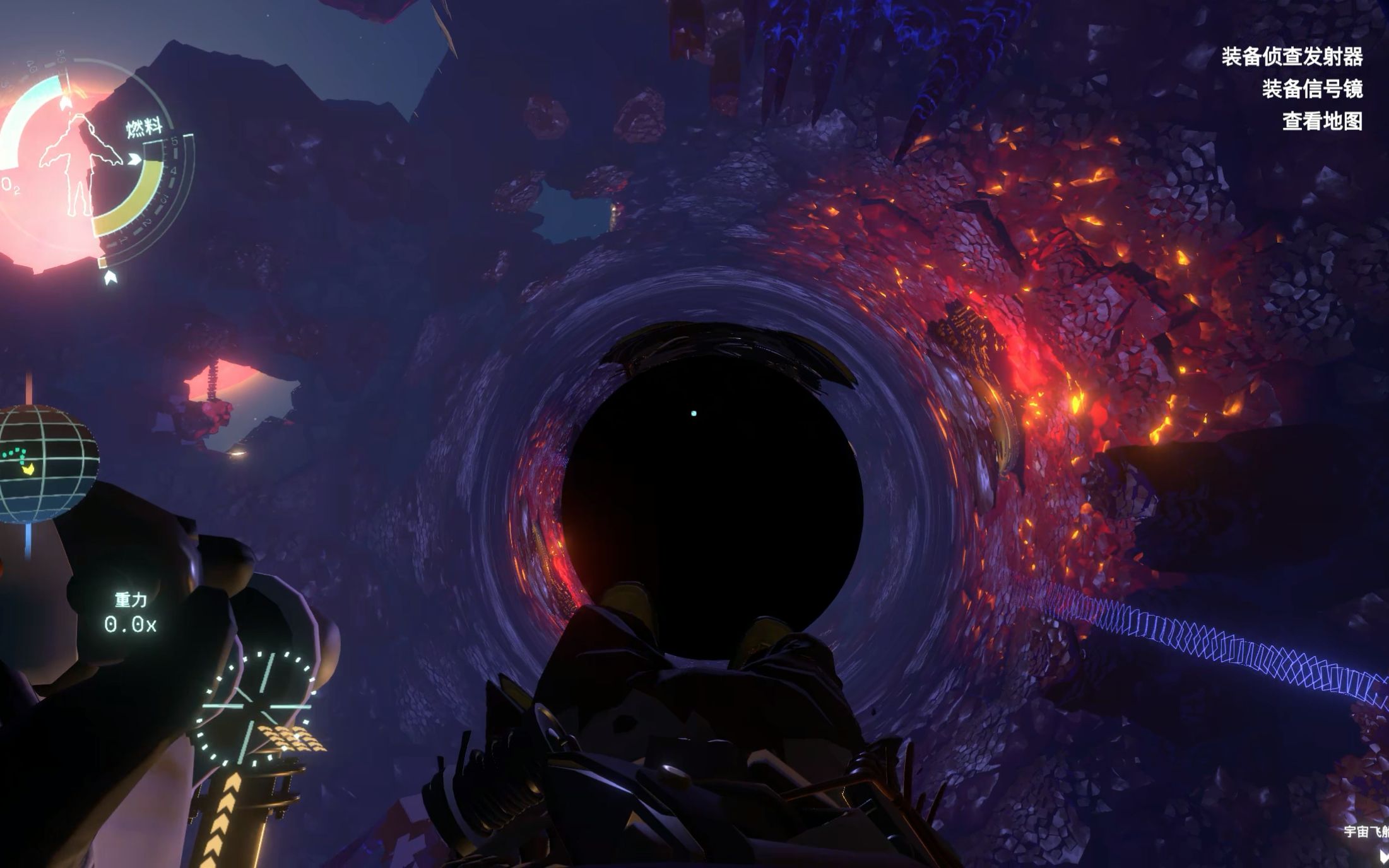 【沉浸式玩游戏】Outer Wilds第6弹 掉进黑洞，然后跃迁！ - 哔哩哔哩