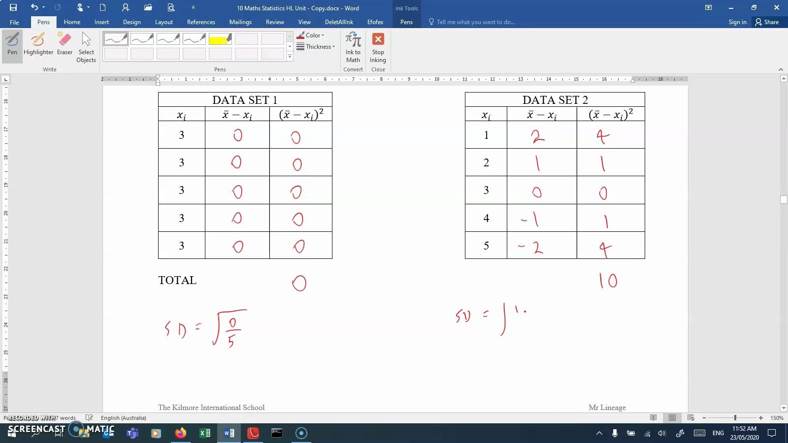 10 Maths HL - Statistics - 6. standard deviation_哔哩哔哩_bilibili