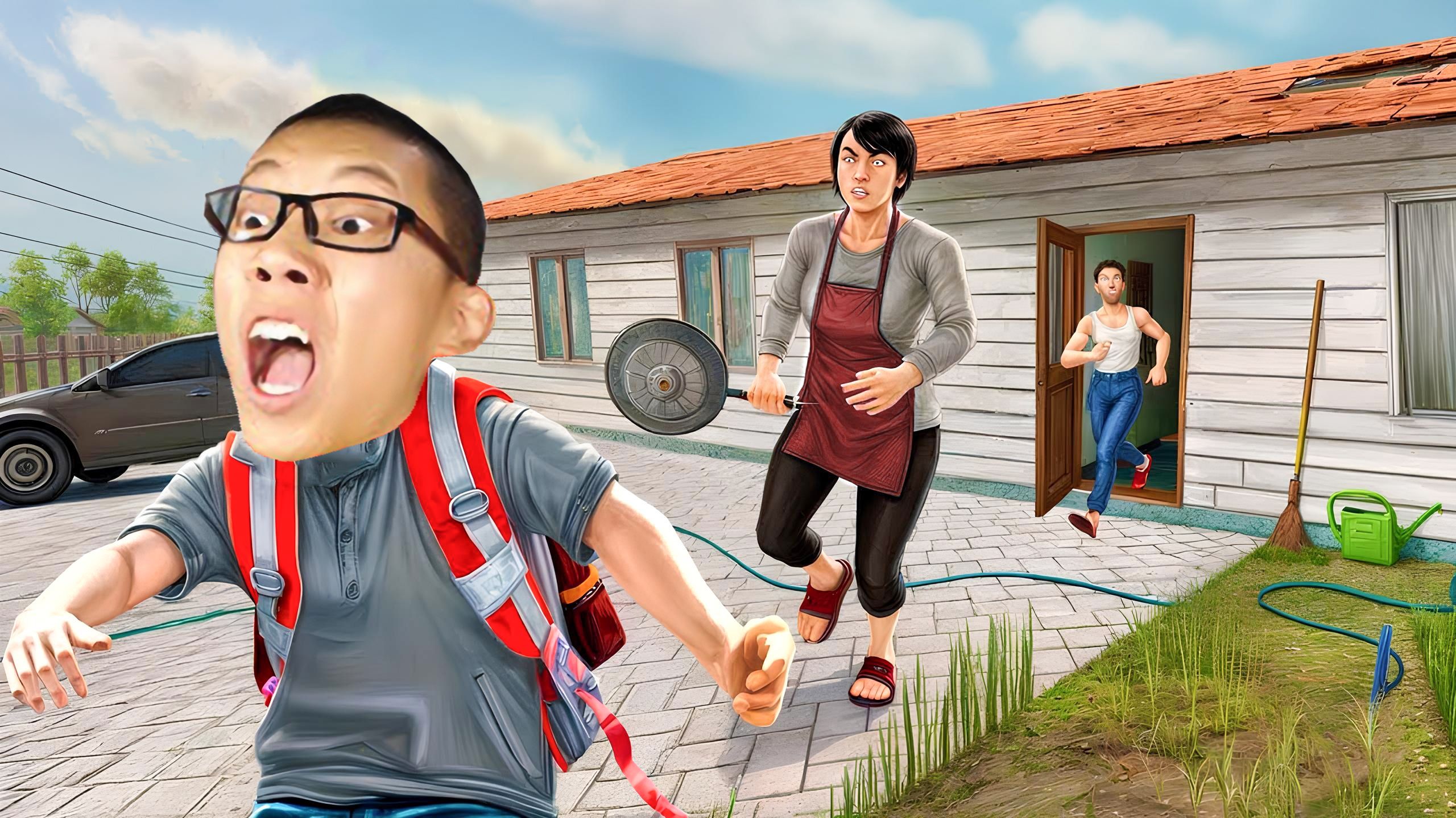 逃跑男孩，我不想写作业！-鲤鱼Ace-鲤鱼Ace-哔哩哔哩视频