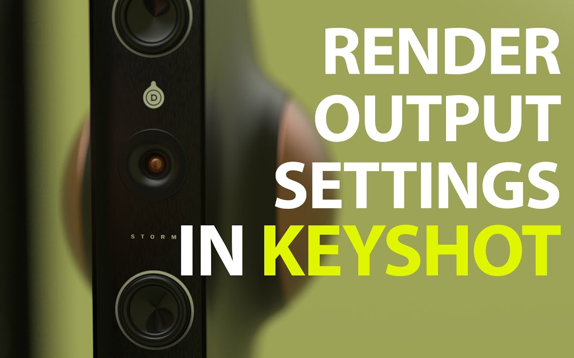 KeyShot ：我推荐的渲染输出设置_哔哩哔哩_bilibili