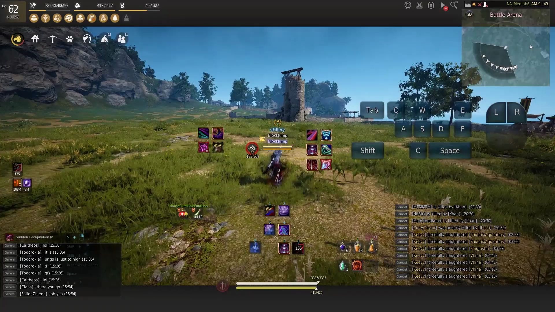 BDO Ninja Guide | Looped Movement Combo (Awakening)_哔哩哔哩_bilibili