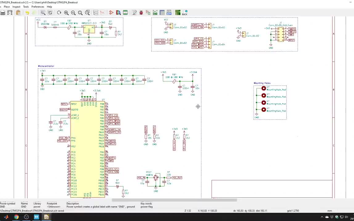 KiCad使用演示-用KiCad制作STM32系统板并在JLCPCB制作_哔哩哔哩_bilibili