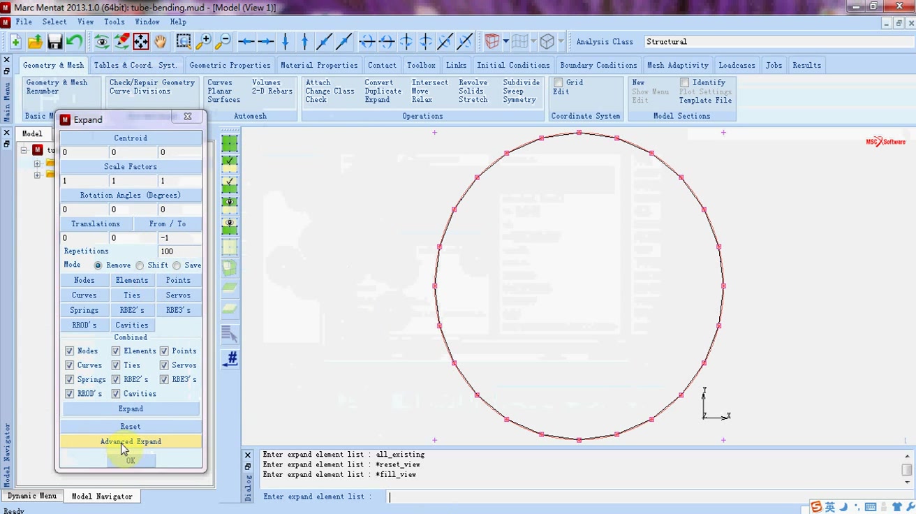 材料加工先进技术与MSC.Marc实现第九章例子管材绕弯成形有限元分析实例_哔哩哔哩_bilibili