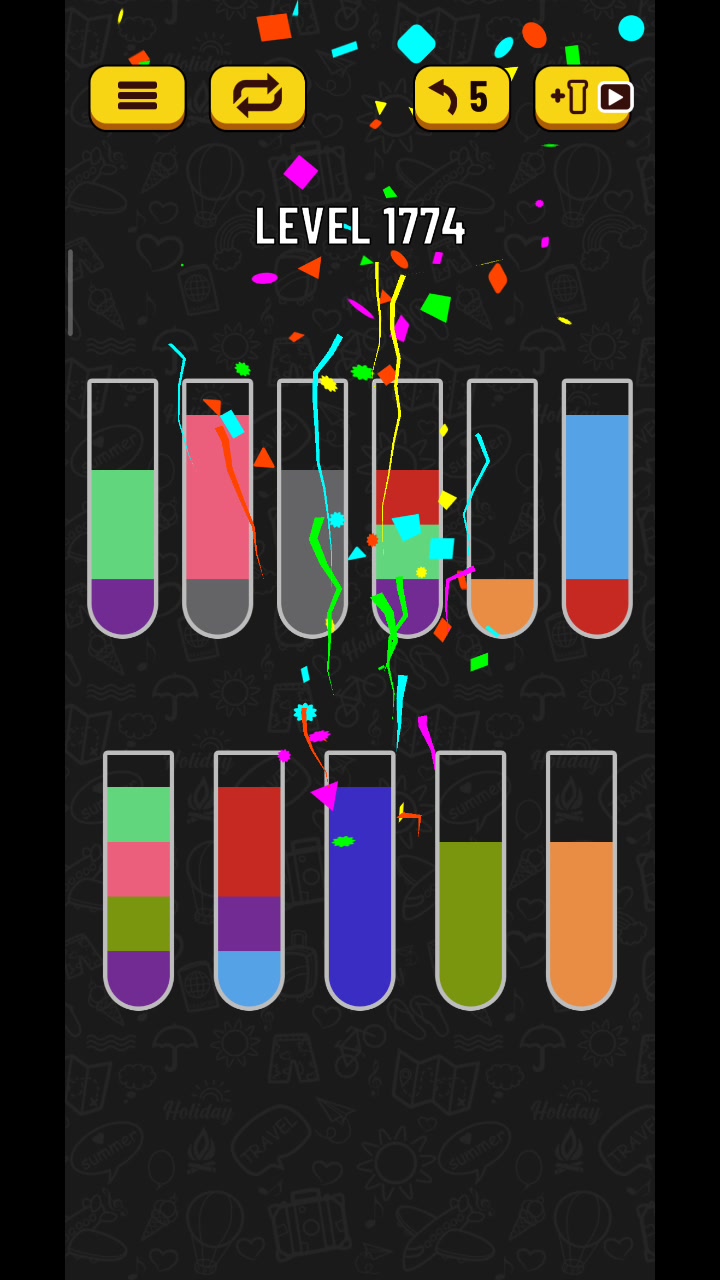 water sort puzzle 水排序拼图 【1700-1799、攻略、合集】_哔哩哔哩_bilibili