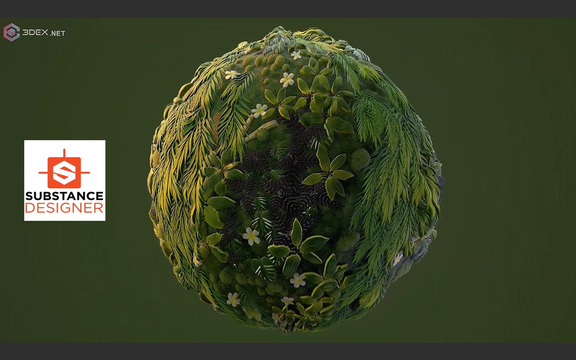 Substance Designer 2021制作植物材质_哔哩哔哩_bilibili