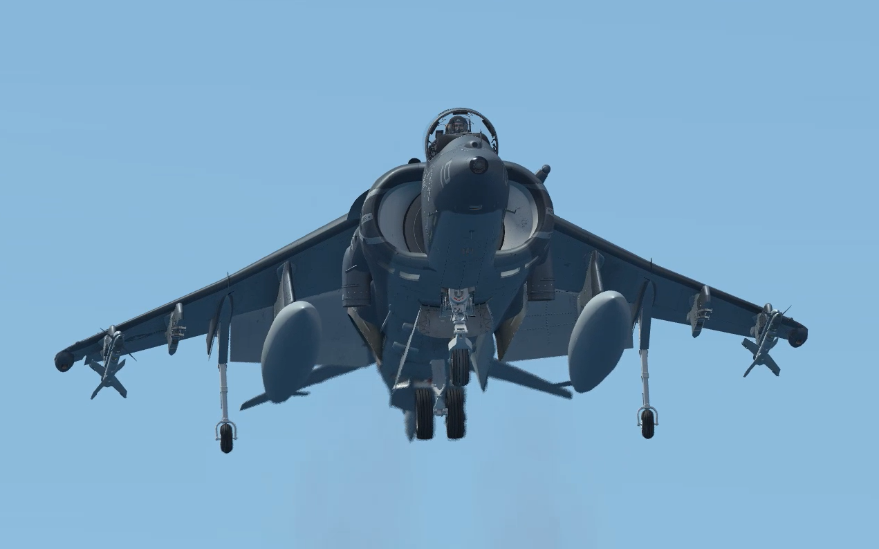 【DCS World】DCS:AV8b 多视角垂降航母_哔哩哔哩_bilibili