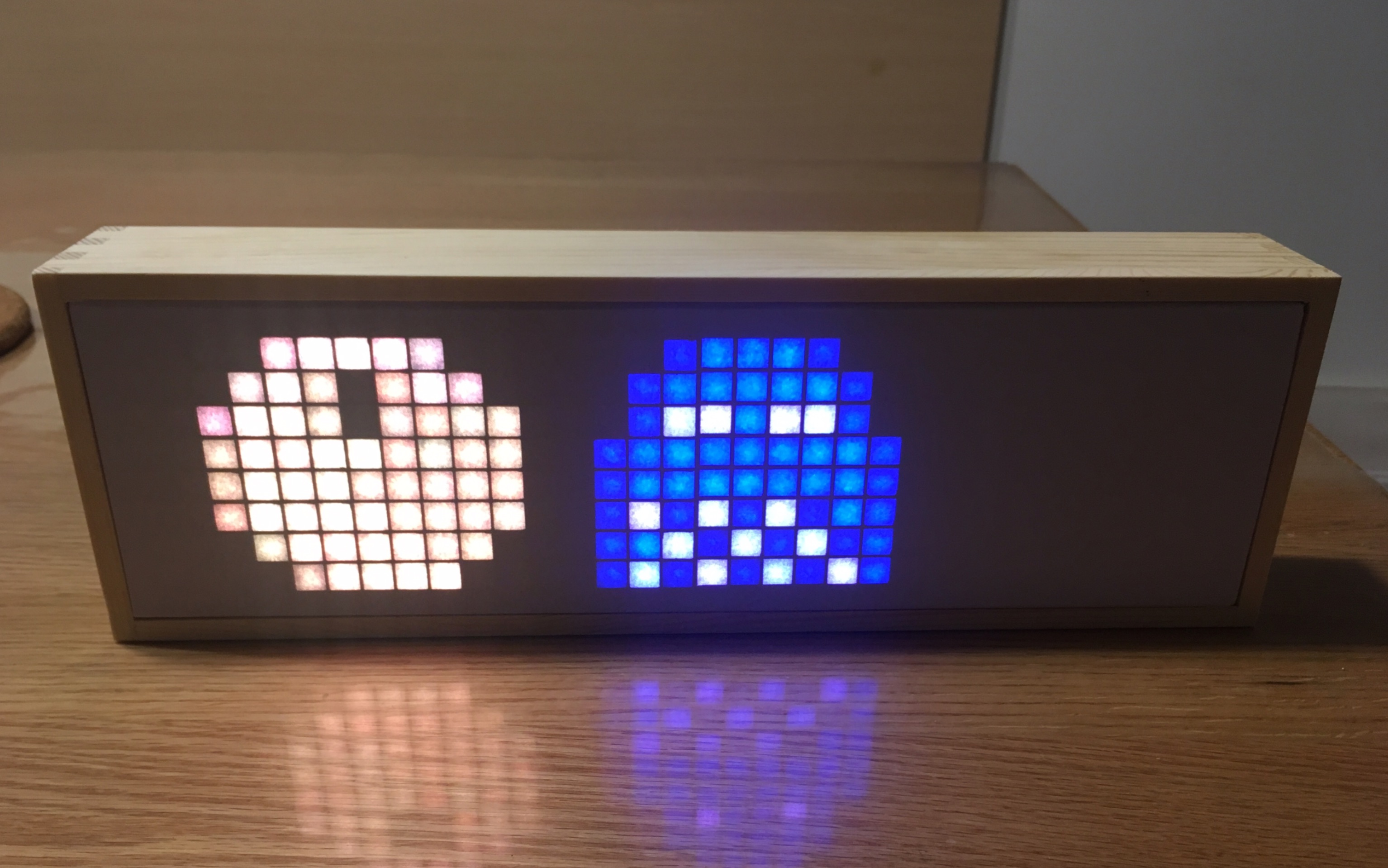 【DIY】自制 Awtrix2.0 网红像素灯（电子钟），增加DC电源供电，不用外壳只需90元，总算是完工了！