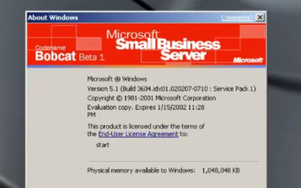 Windows Small Business Server 2000 Beta Build 1059 安装