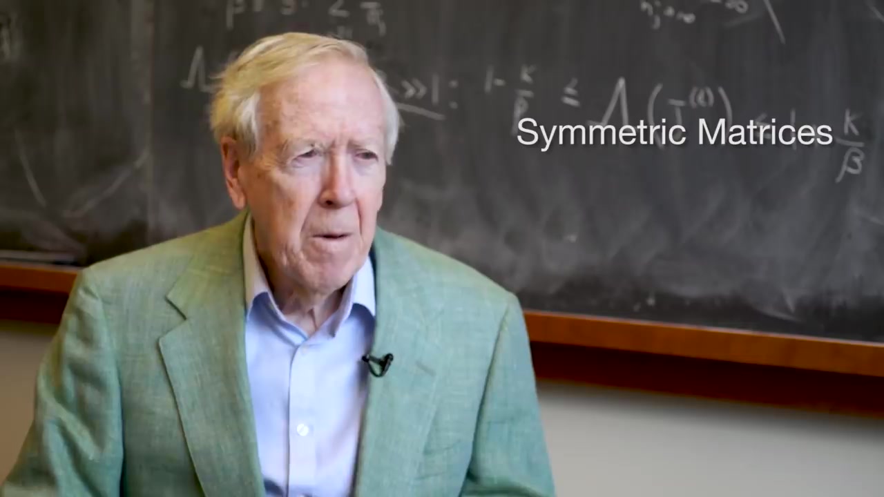 [双语字幕 机翻] [2018 SP] MIT 18-065 Matrix Methods by Gilbert Strang_哔哩哔哩 ...