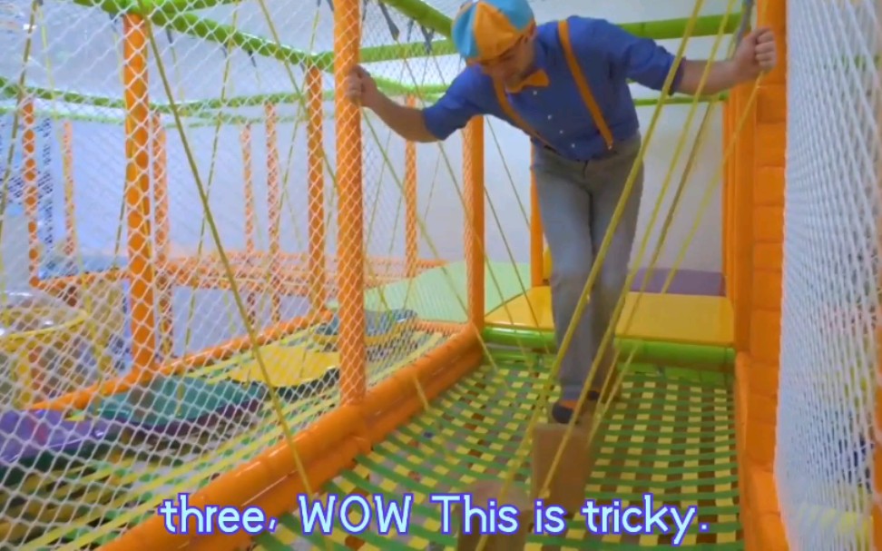 Blippi英语启蒙-jumping beans indoor play space室内游乐场_哔哩哔哩_bilibili