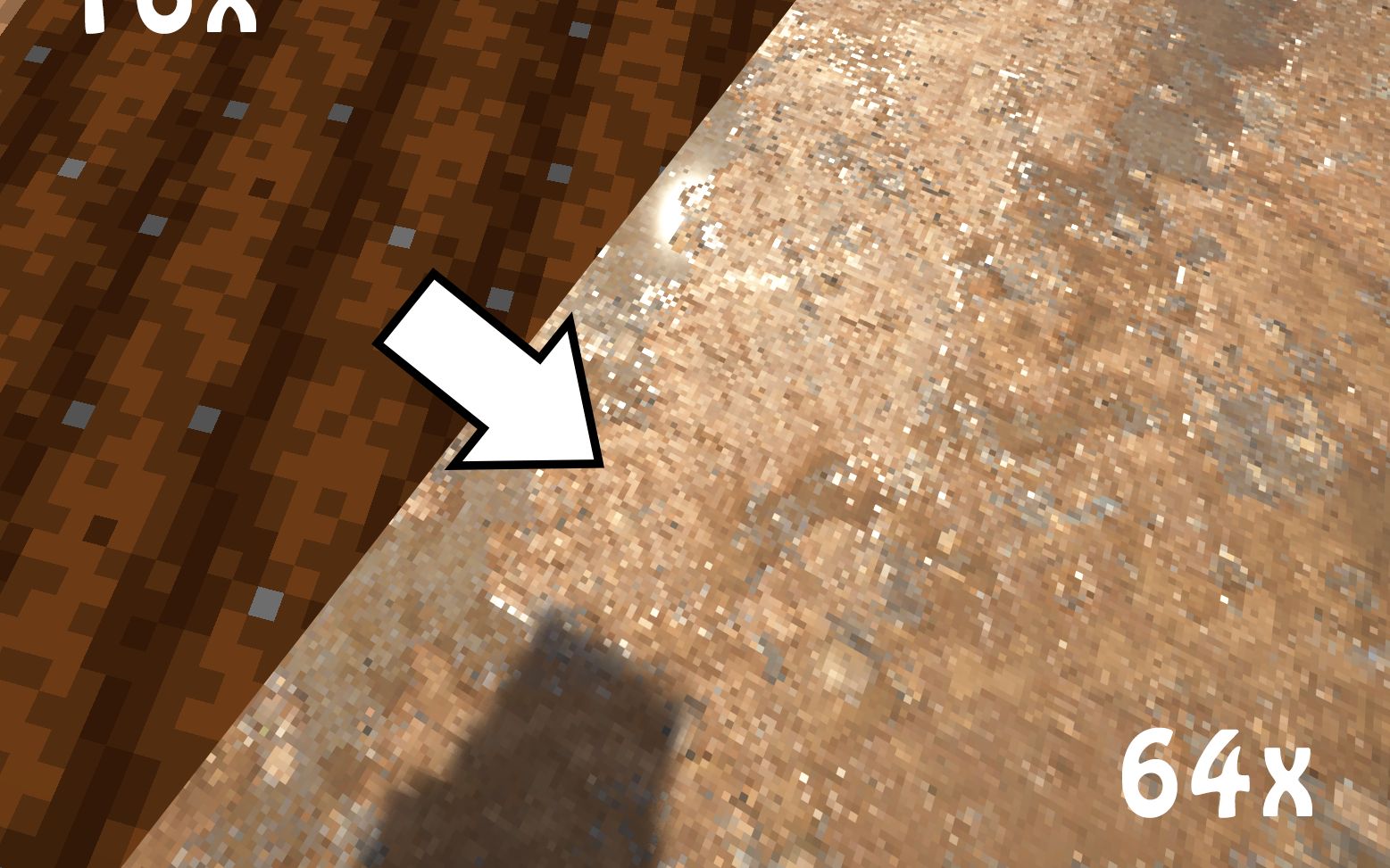 这是64x像素材质?国产最新写实级免费材质包-ALEX_X_D-要做的-哔哩哔哩视频