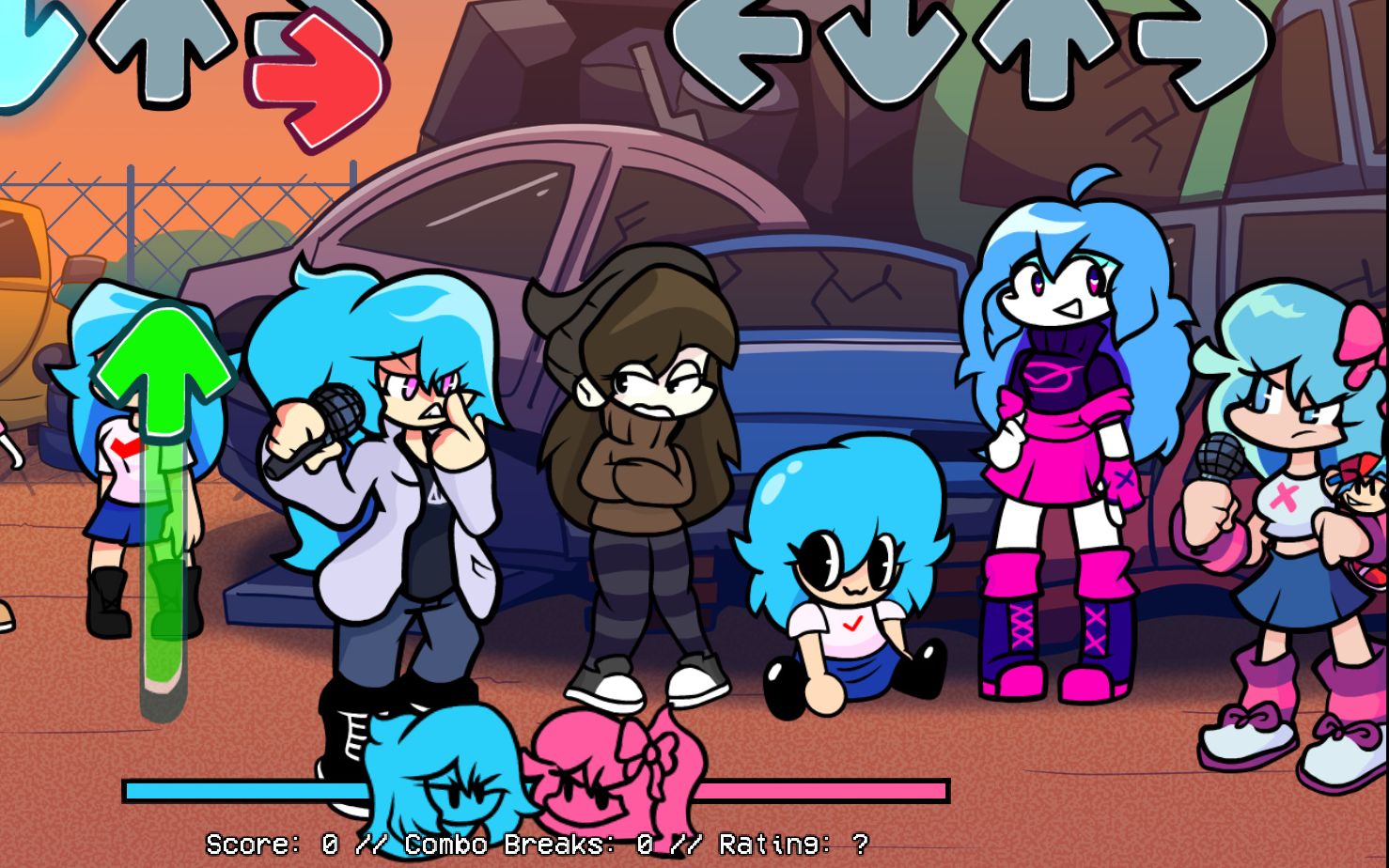 【FNF超优质模组全流程！！！】FNF Vs Sky Remanifested (V2 RELEASE)官方更新V2!!!（主周/隐藏曲）全流程！！！