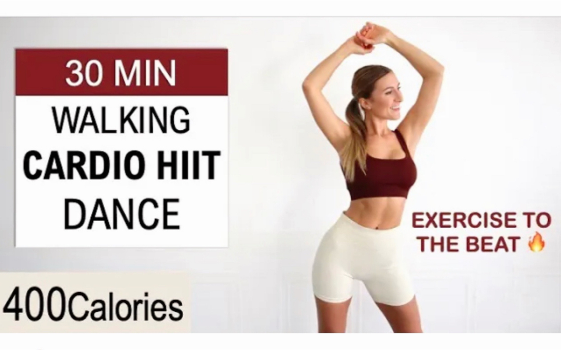 【Eleni Fit】30分钟400卡无跳跃站立有氧燃脂HIIT - 哔哩哔哩