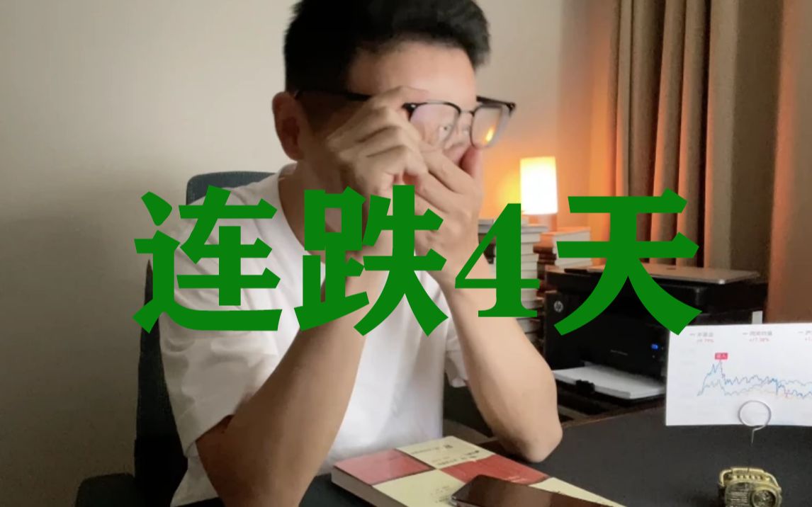 连跌4天亏麻了，请问亏了40个点的基金还能回本吗 哔哩哔哩 