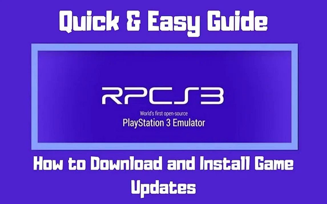 PS3模拟器 RPCS3 如何下载和安装游戏更新_哔哩哔哩_bilibili