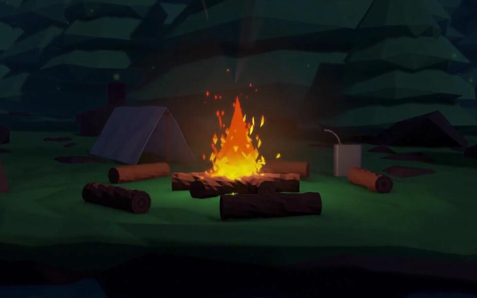 C4D教程 - 低多边形火焰制作 C4D Low Poly fire_哔哩哔哩_bilibili