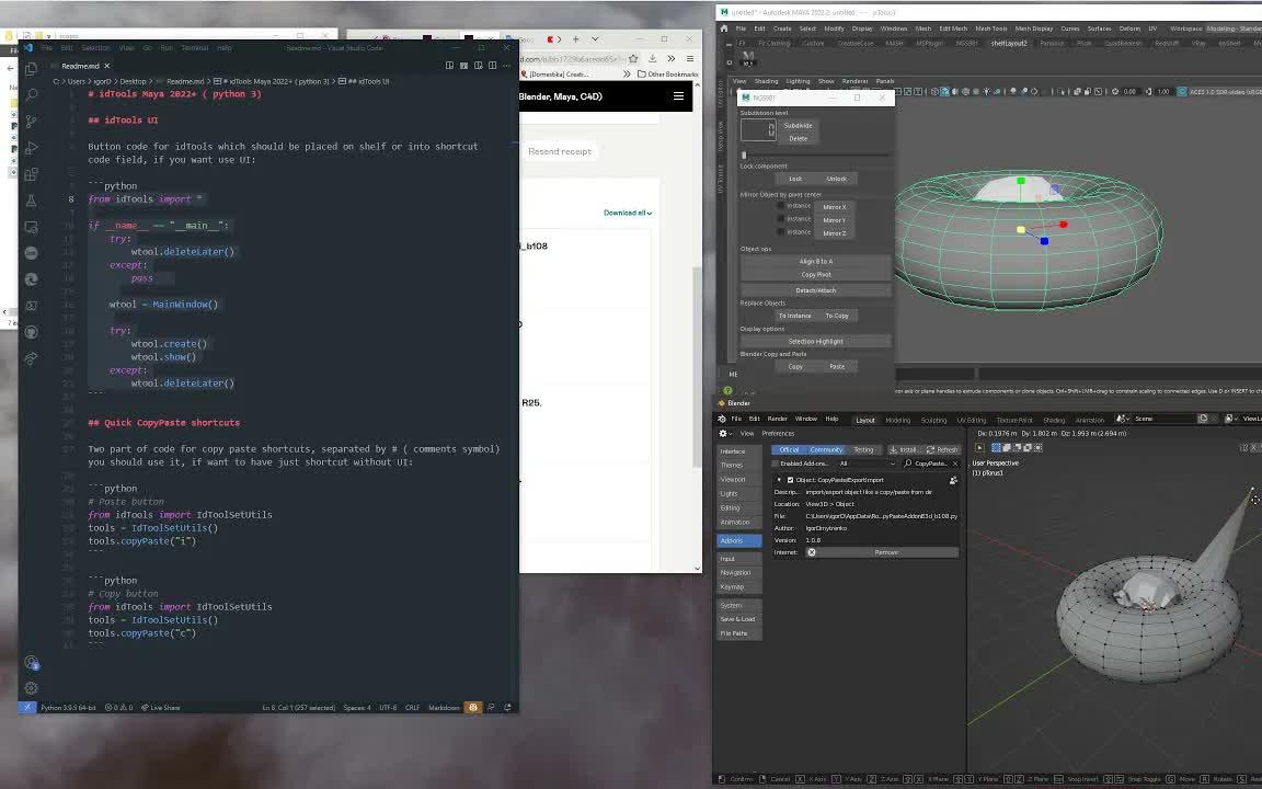 iBlender中文版插件Quick Copy Paste 教程快速复制粘贴 - Maya 安装过程Blender_哔哩哔哩_bilibili