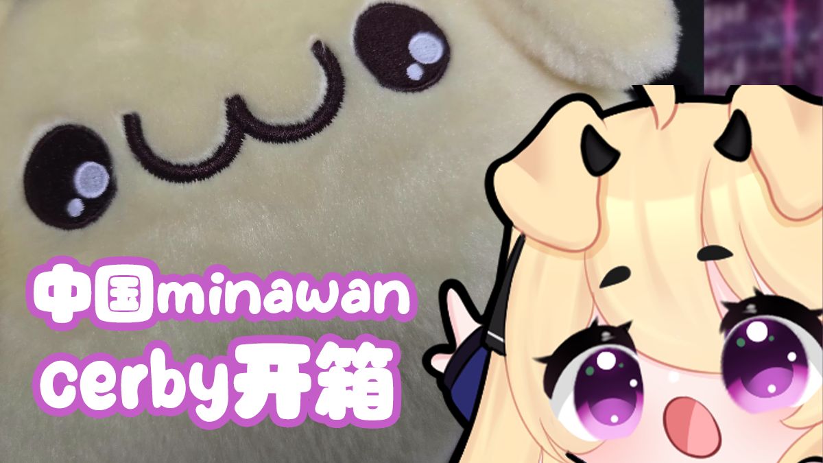 【Cerber】看中国minawan玩偶开箱视频-HotChicken606-HotChicken606-哔哩哔哩视频