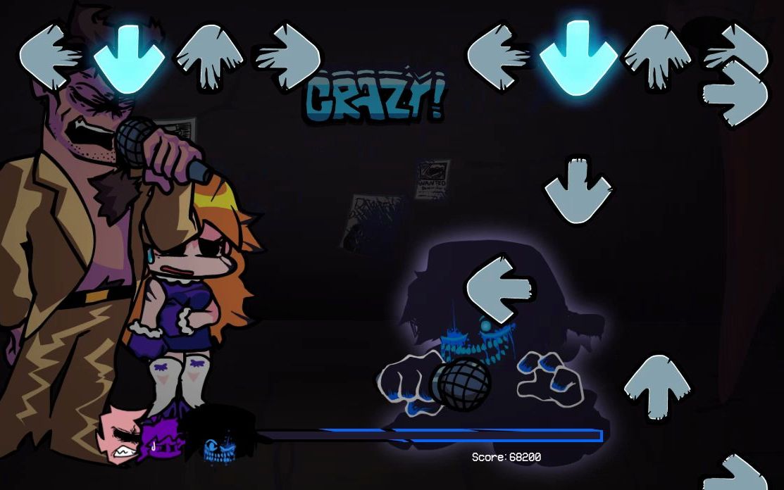 FNF Corruption Reimagined OFFICIAL evil Boyfriend vs Dad and GF Day 1[B ...