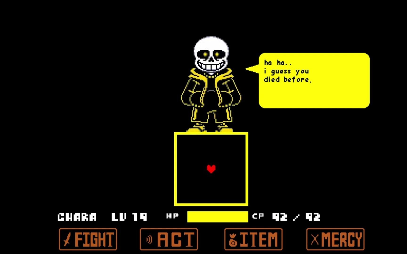 OverSave-Tale Sans Remade by Panthervention (Phase 2 failed)