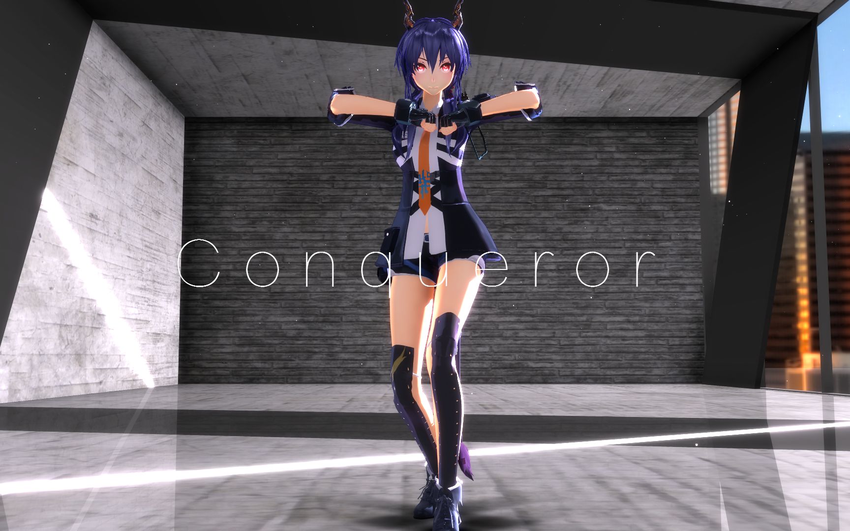【明日方舟MMD】Conqueror【陈】_哔哩哔哩_bilibili