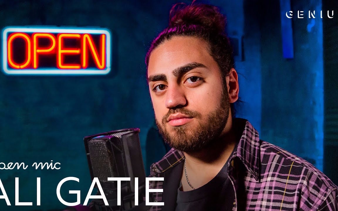 Ali Gatie -「What If I Told You That I Love You」| Open Mic_哔哩哔哩_bilibili