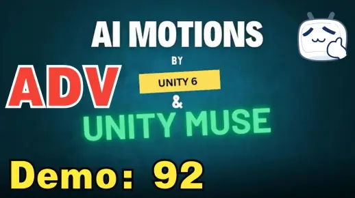 ADV官方大大示例Demo92-U3D的AI动作使用/Ai Motions from Unity_哔哩哔哩_bilibili