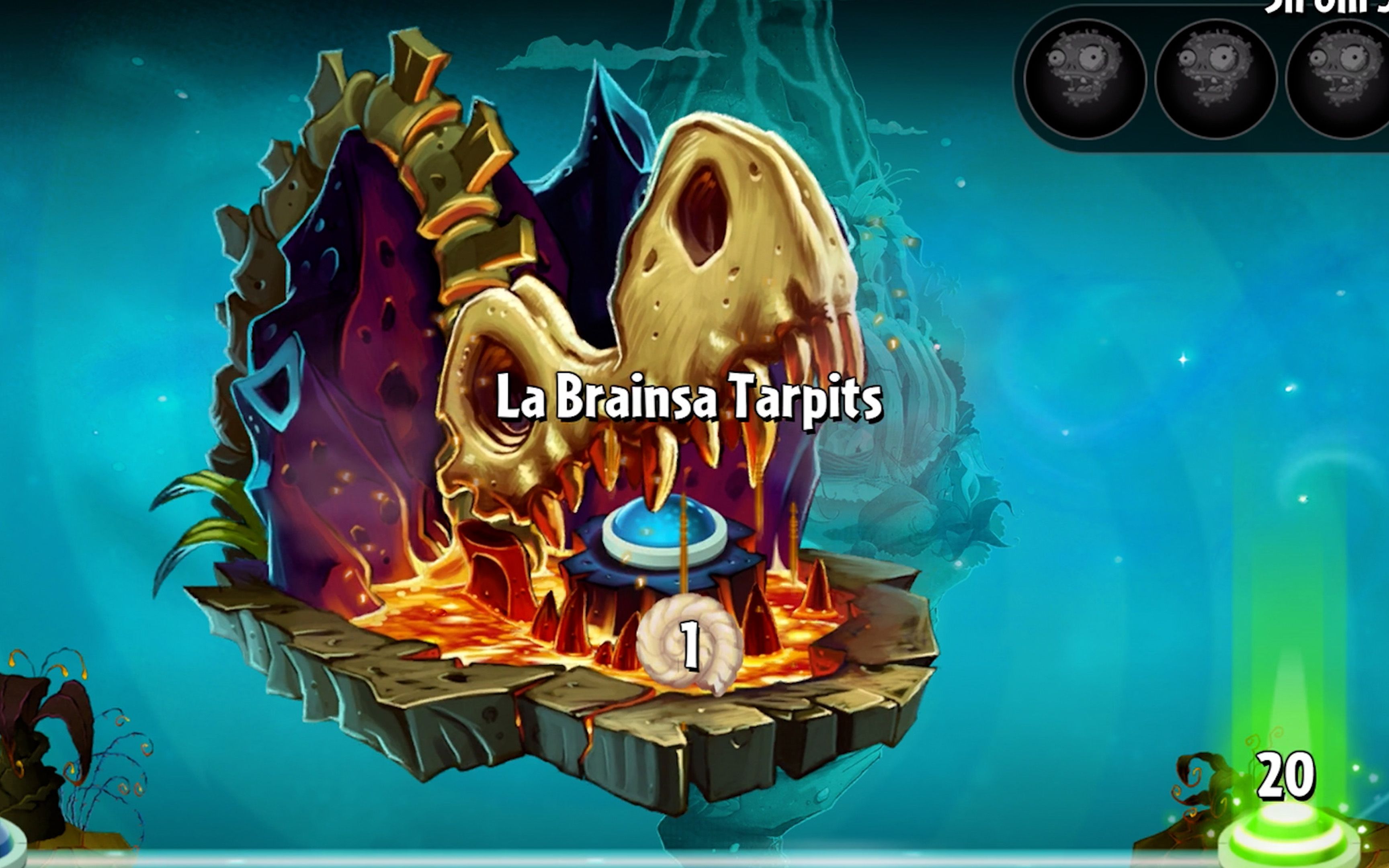 PVZ2 Jurassic Marsh day20植物大战僵尸2恐龙危机20天_手机游戏热门视频