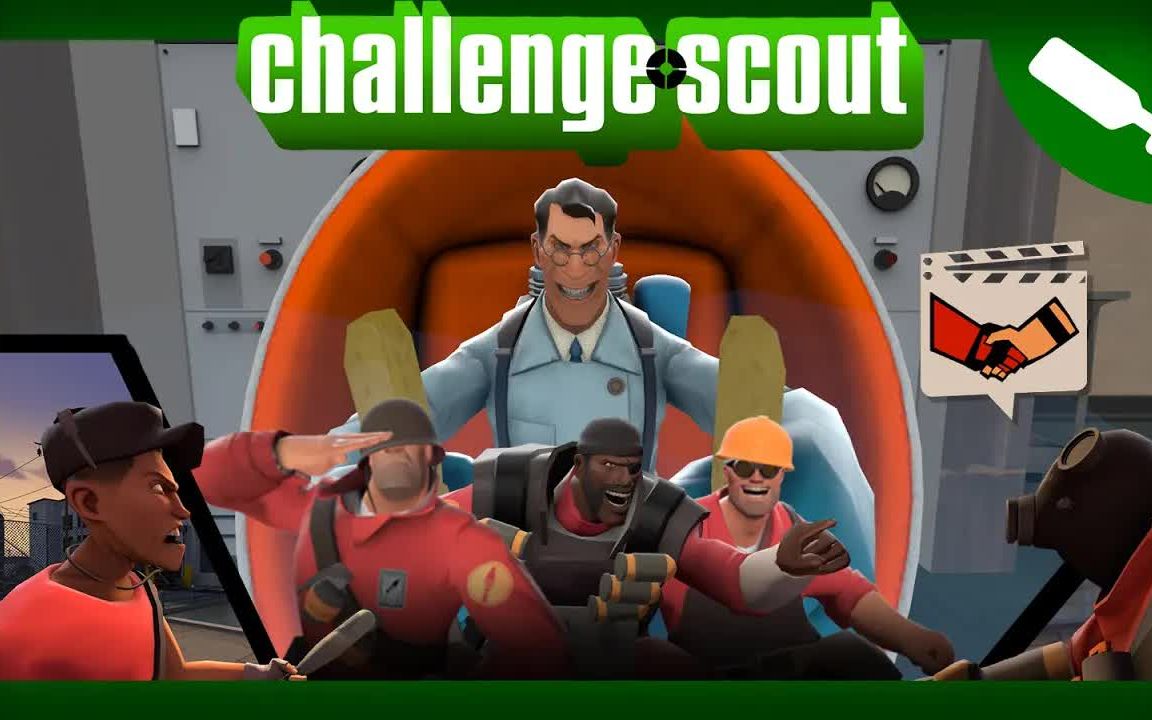 [FNF/TF2]Challeng-scout (Challeng-EDD但是TF2人物唱+REMIX)_军团要塞2