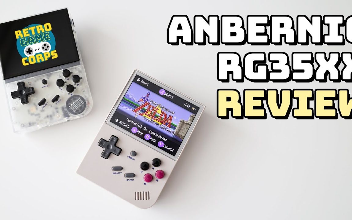 GarlicOS 体验，周哥Anbernic RG35XX 第三方系统｜RetroGameCorps